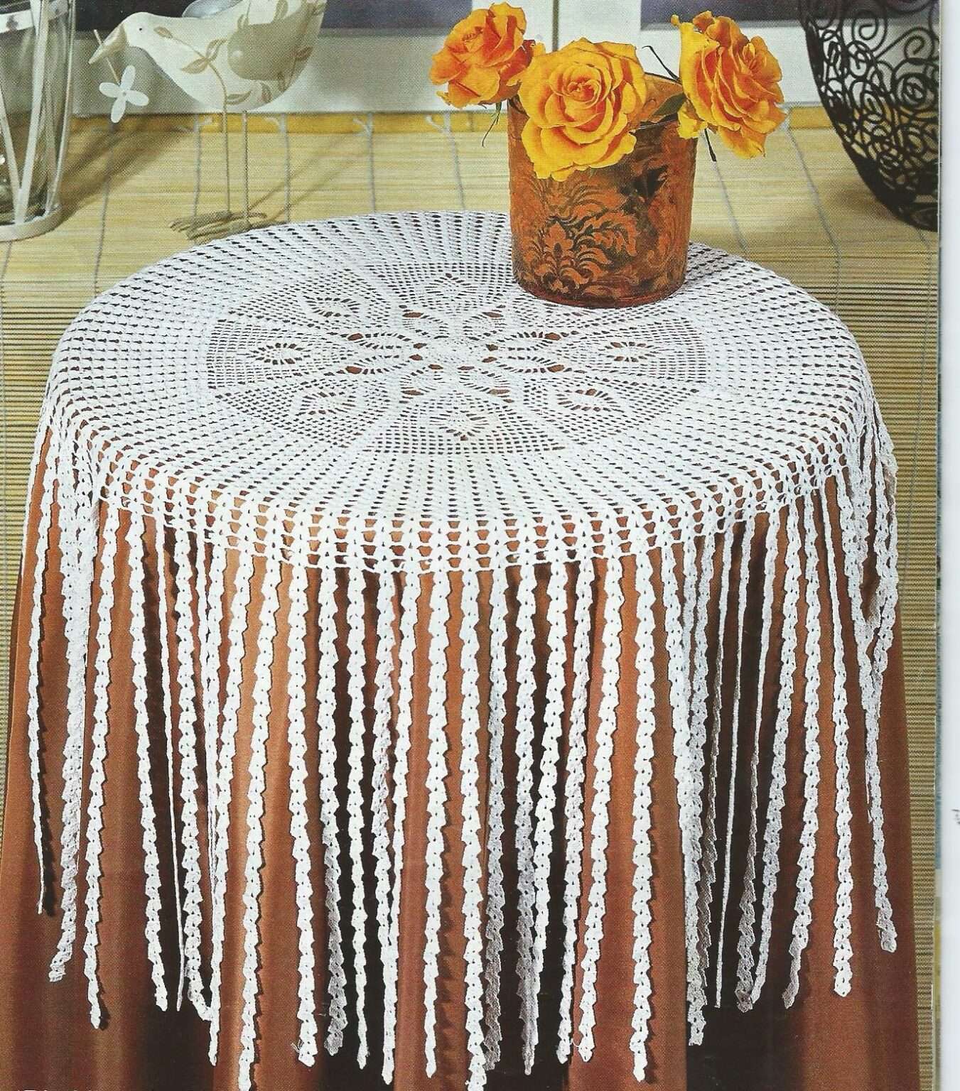 Decoratiuni crosetate pentru casa; 10 modele crosetate cu diagrame