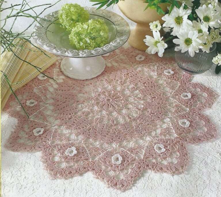 Decoratiuni crosetate pentru casa; 10 modele crosetate cu diagrame