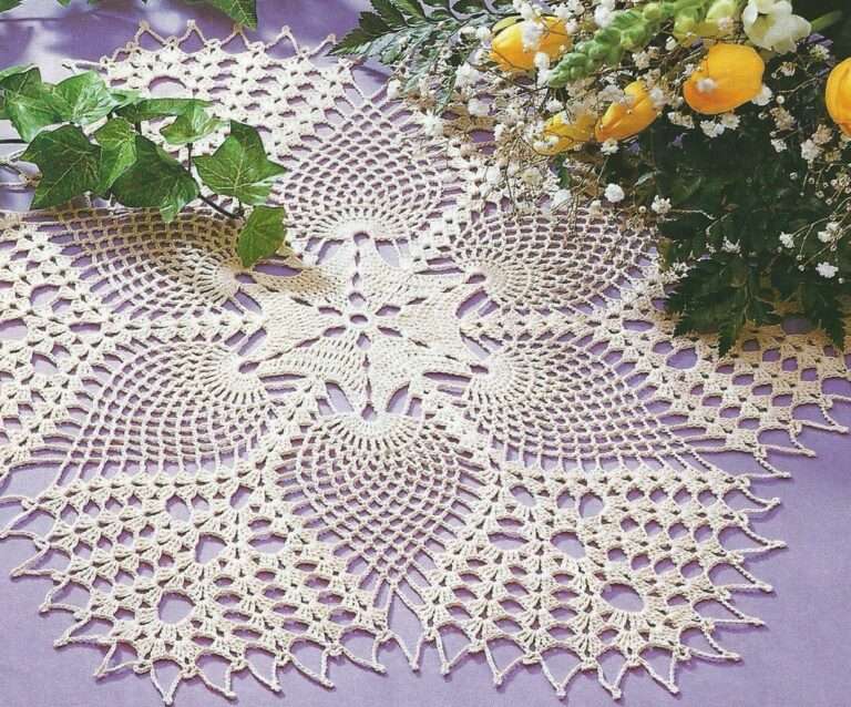 Decoratiuni crosetate pentru casa; 10 modele crosetate cu diagrame