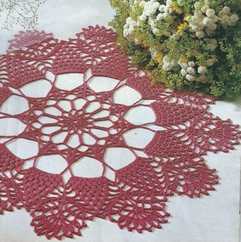 Decoratiuni crosetate pentru casa; 10 modele crosetate cu diagrame